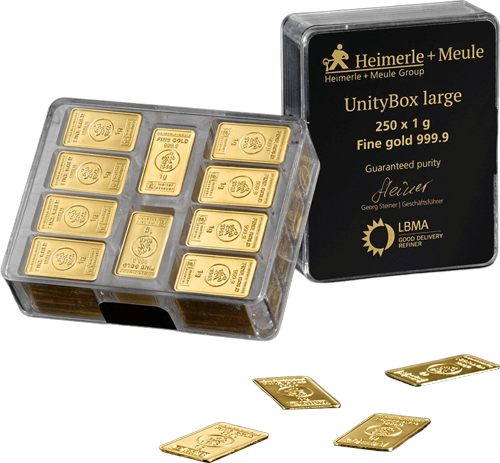 Heimerle und Meule UnityBox L 250 x 1 g Gold